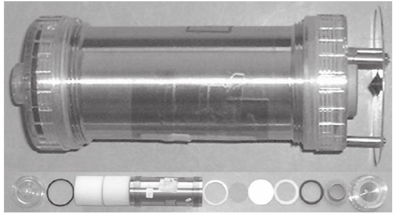 Air-sampling unit for the collection of particle-bound and