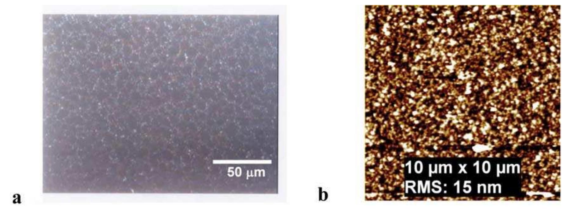(a) optical micrograph of a silicon wafer after splitting by