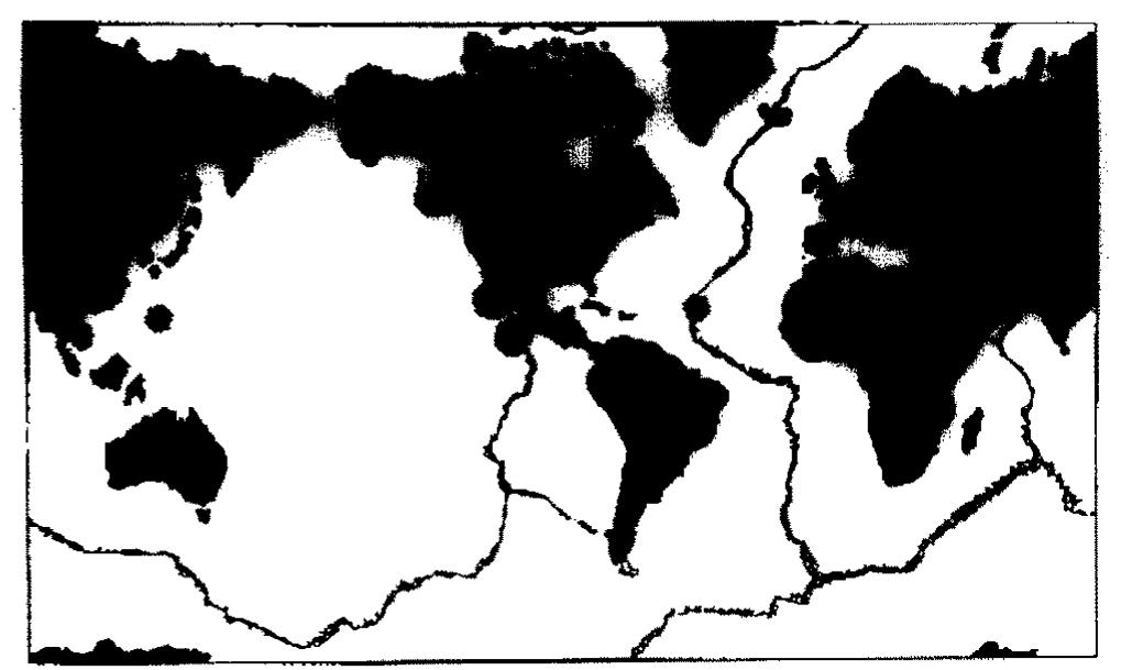 |. global ridge system, indicating hydrothermal areas under