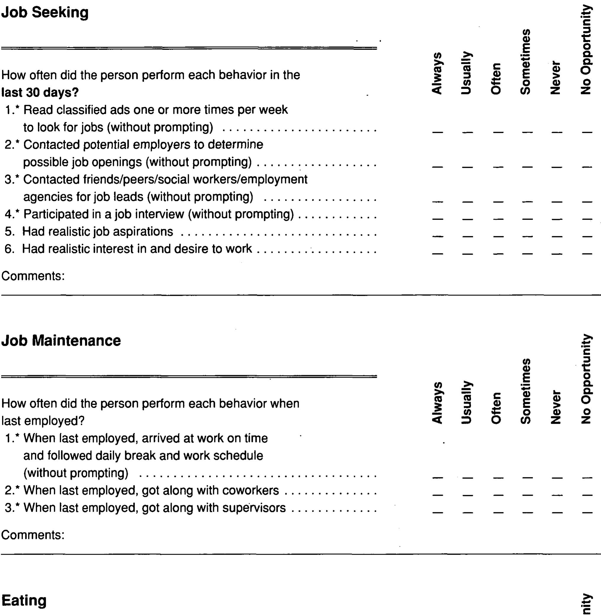 Figure 3 - The Independent Living Skills Survey: A