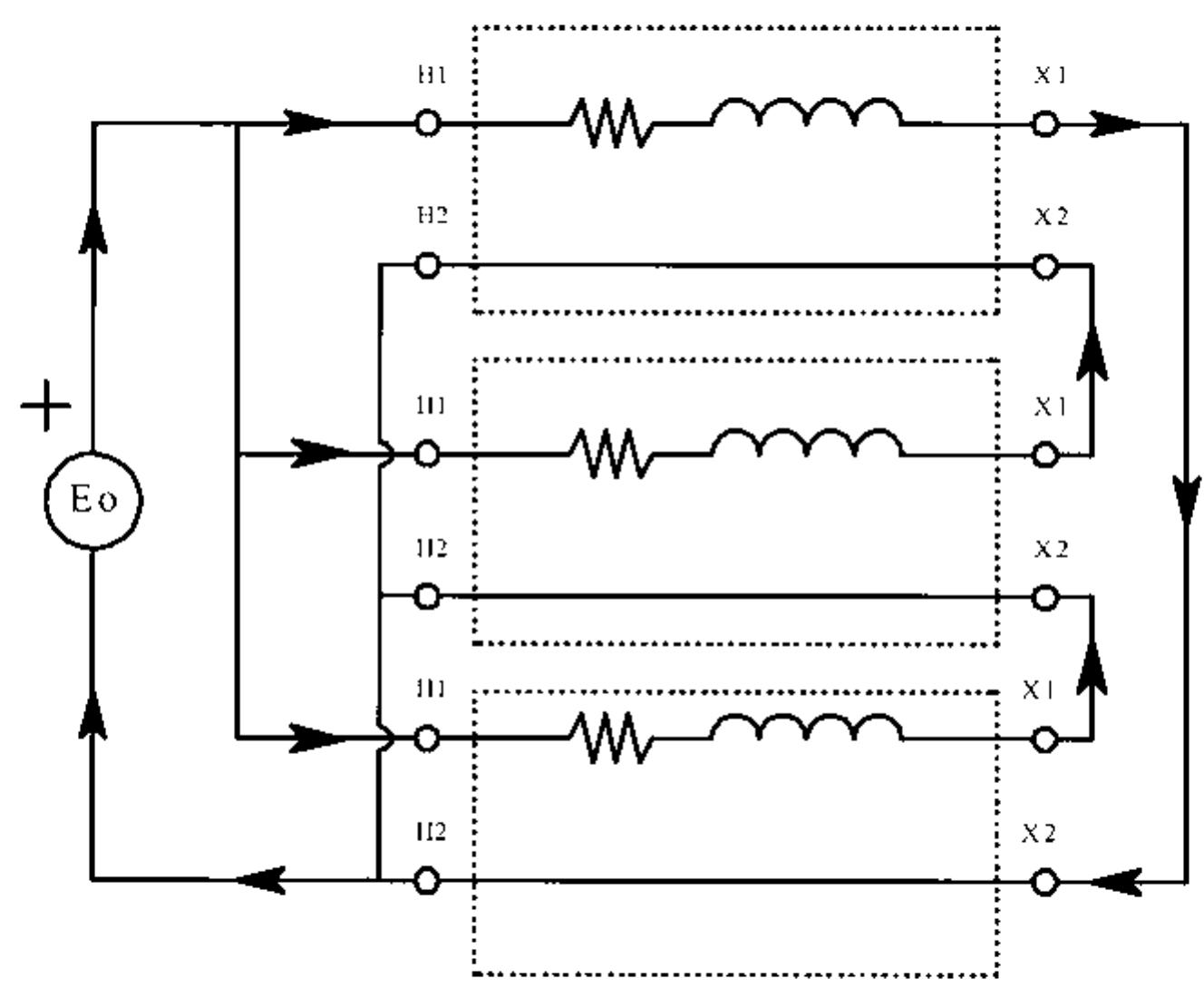 10 a y-a transformer bank excited by a zero phase sequence