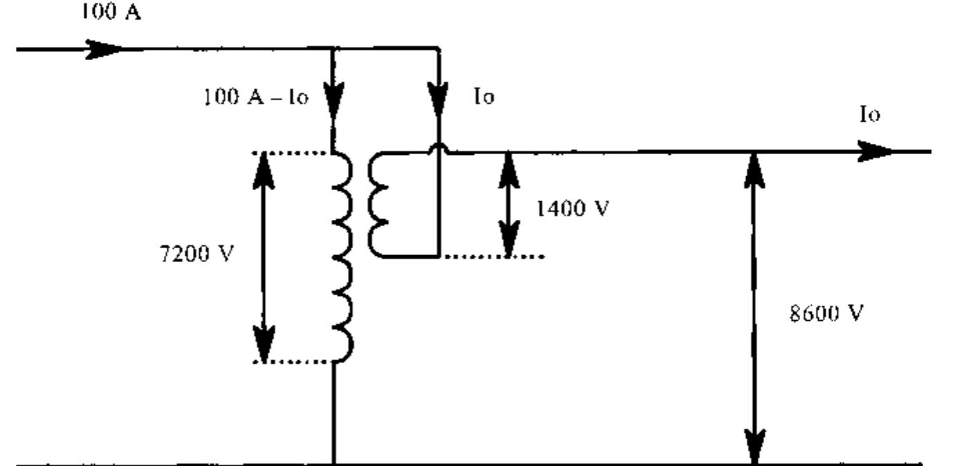 3 a boosting autotransformer used in example 4.1. example