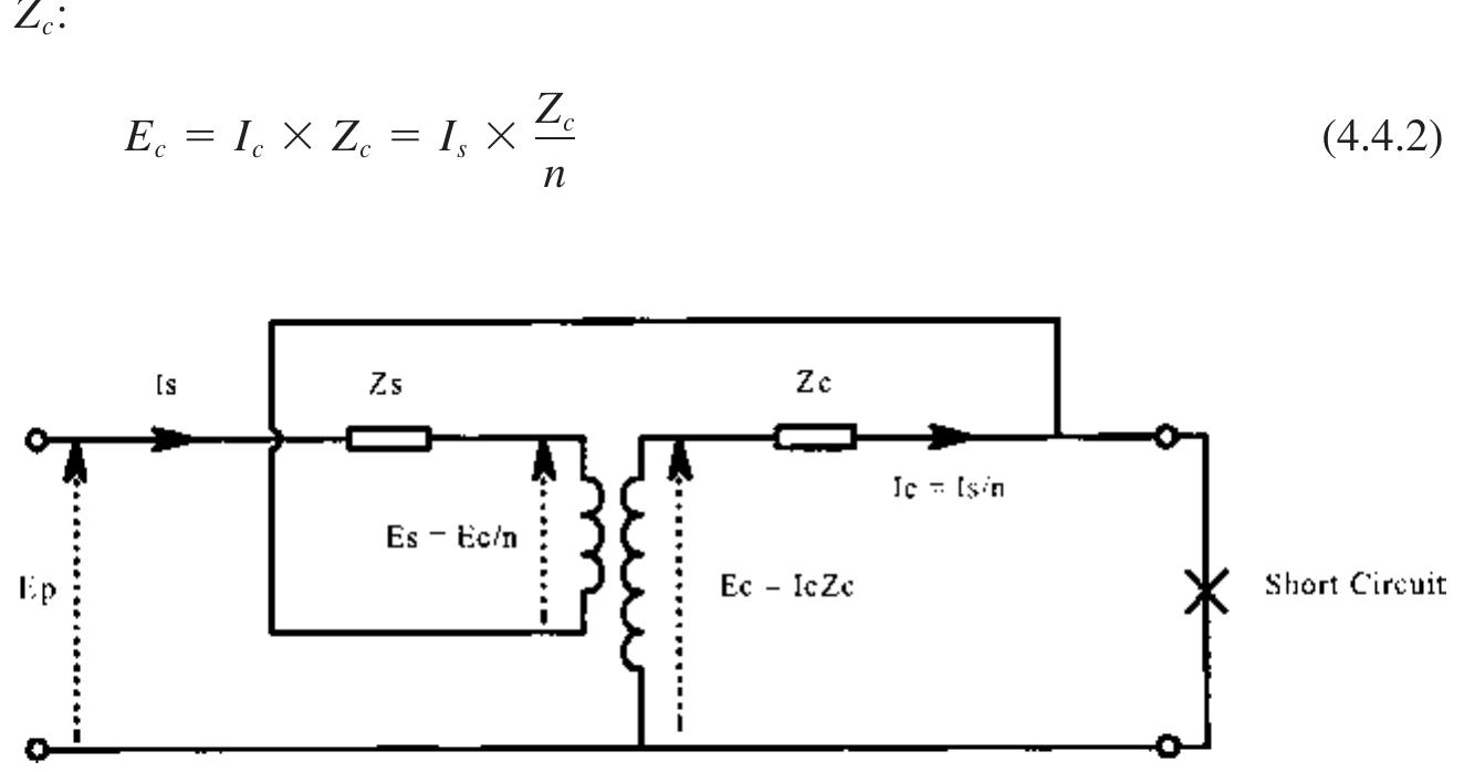 6 a boosting autotransformer with a short circuit applied at