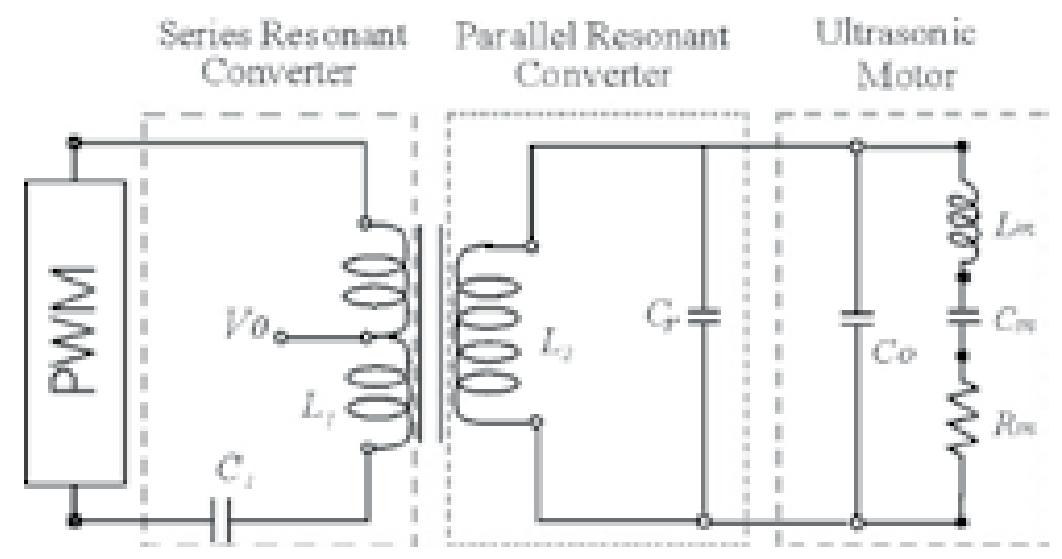 - schematic representation of the power stage and series and