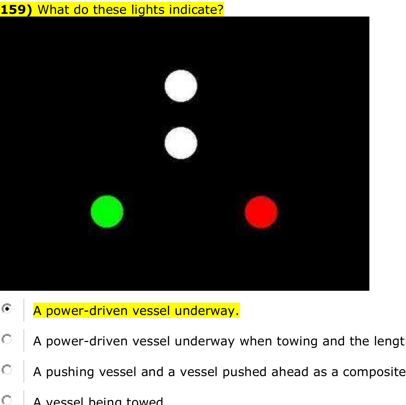 Figure 105 - Teste Brevet COLREG