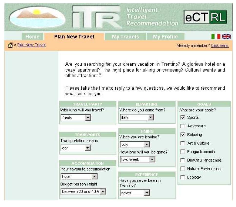 Itr main page.