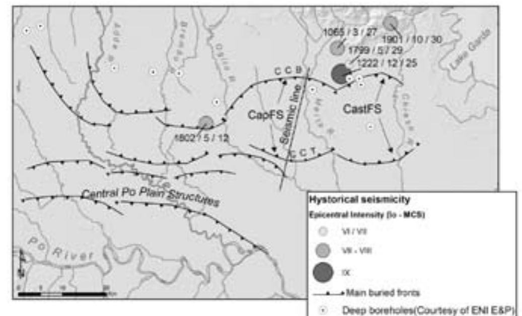 shaded relief map based on a 20 m dtm showing the