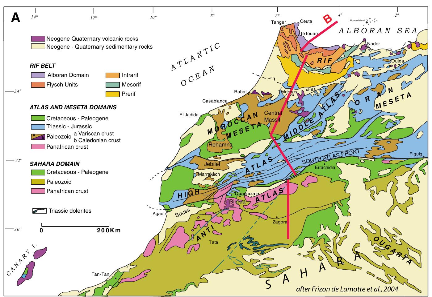 (PDF) Continental Evolution: The Geology of Morocco