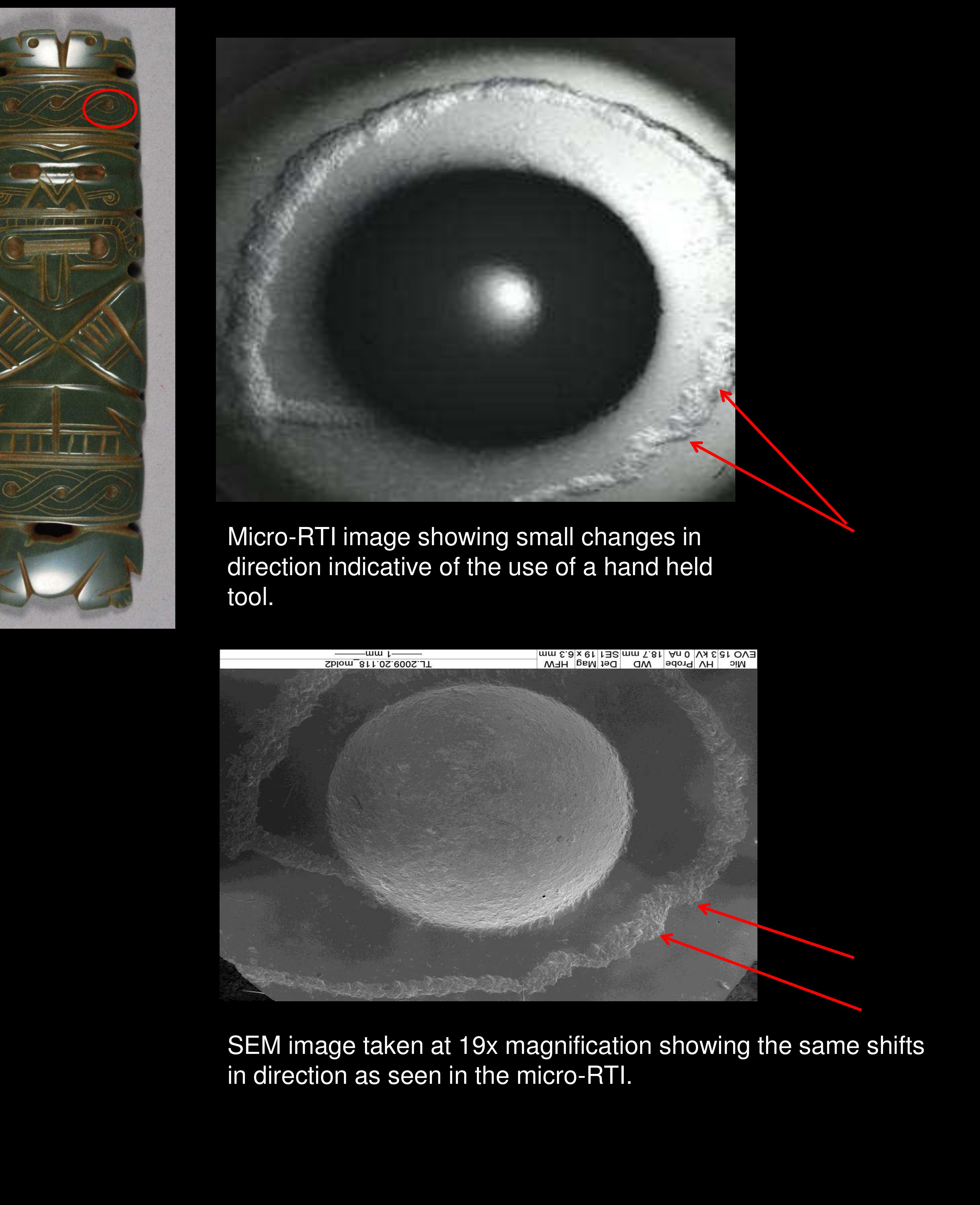 Figure 3 Sem Vs Micro Reflectance Transformation Imaging