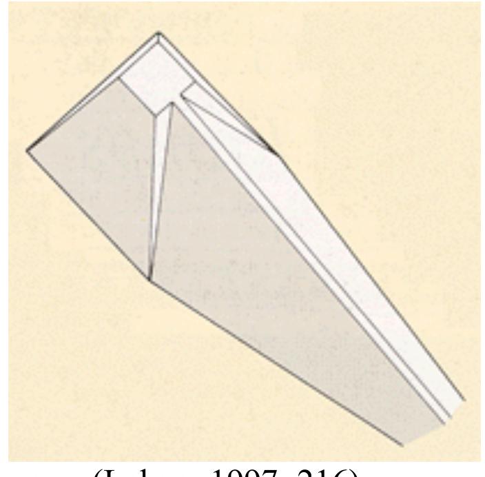 Past the quarry site. example of khufu’s pyramid, a