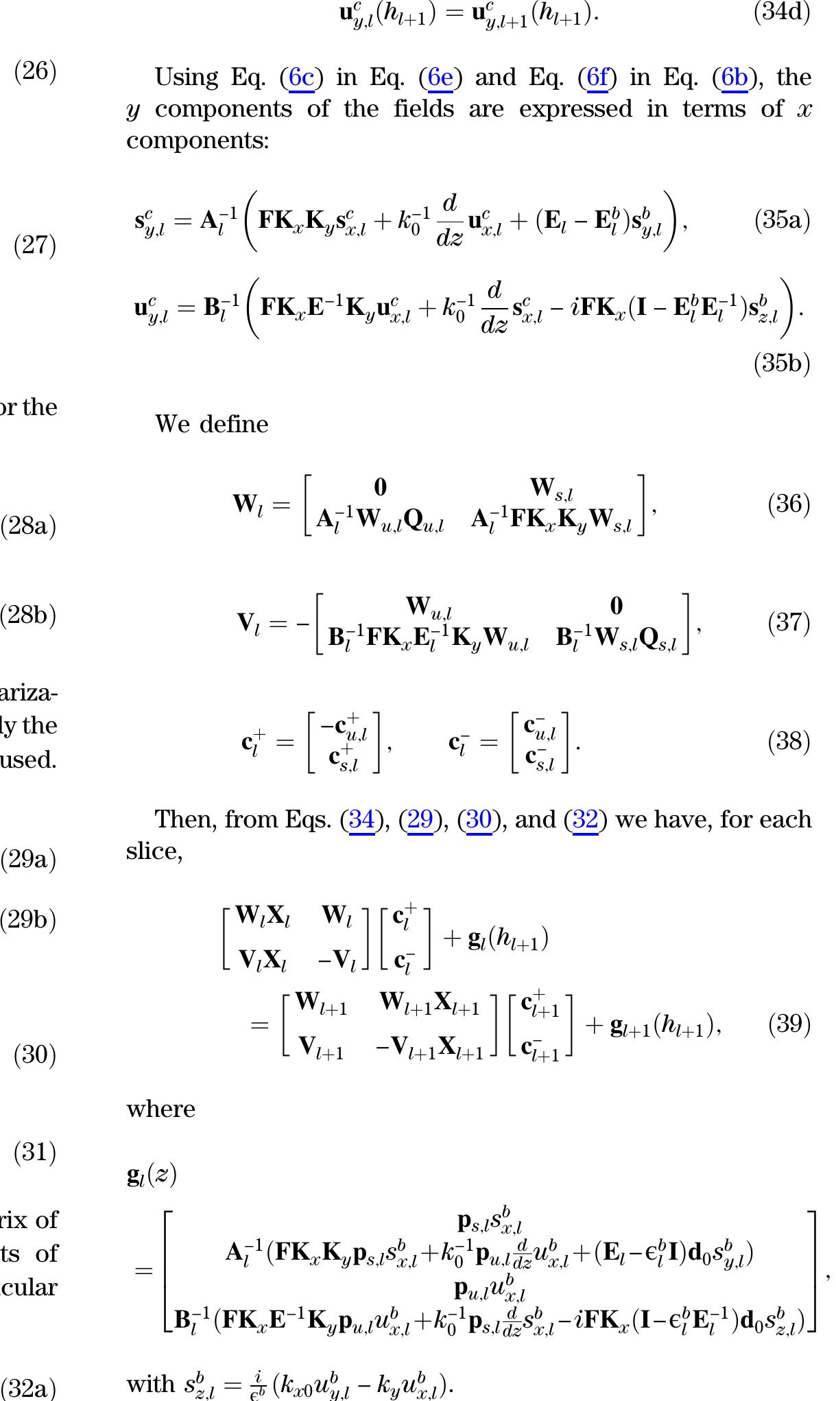 3. modified s-matrix algorithm we now proceed to adapt the