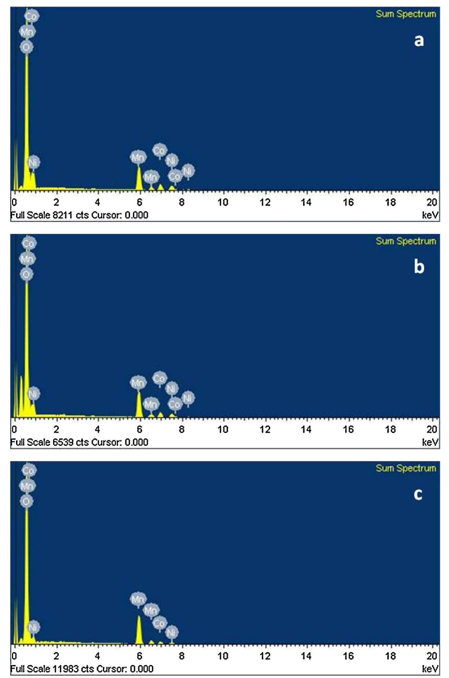Edax And Compositional Mapping Profiles Of A