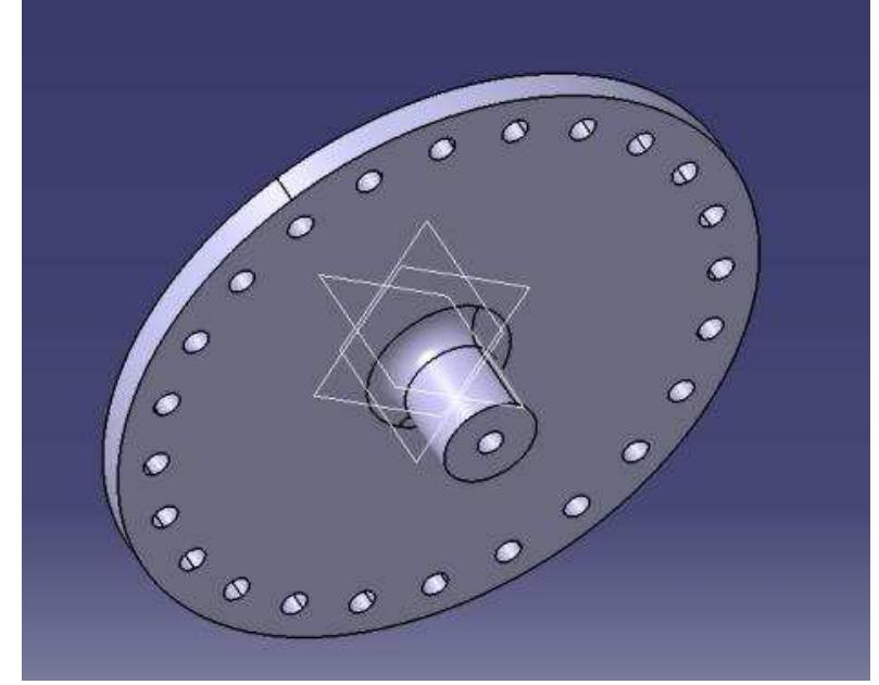 Igniter closure plate as shown in the fig 3 is used to