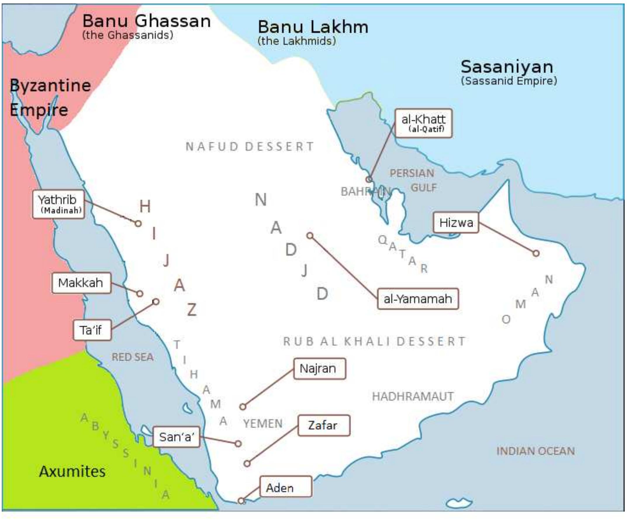 Figure 1 - Christianity in the Arabian Peninsula: Islam's
