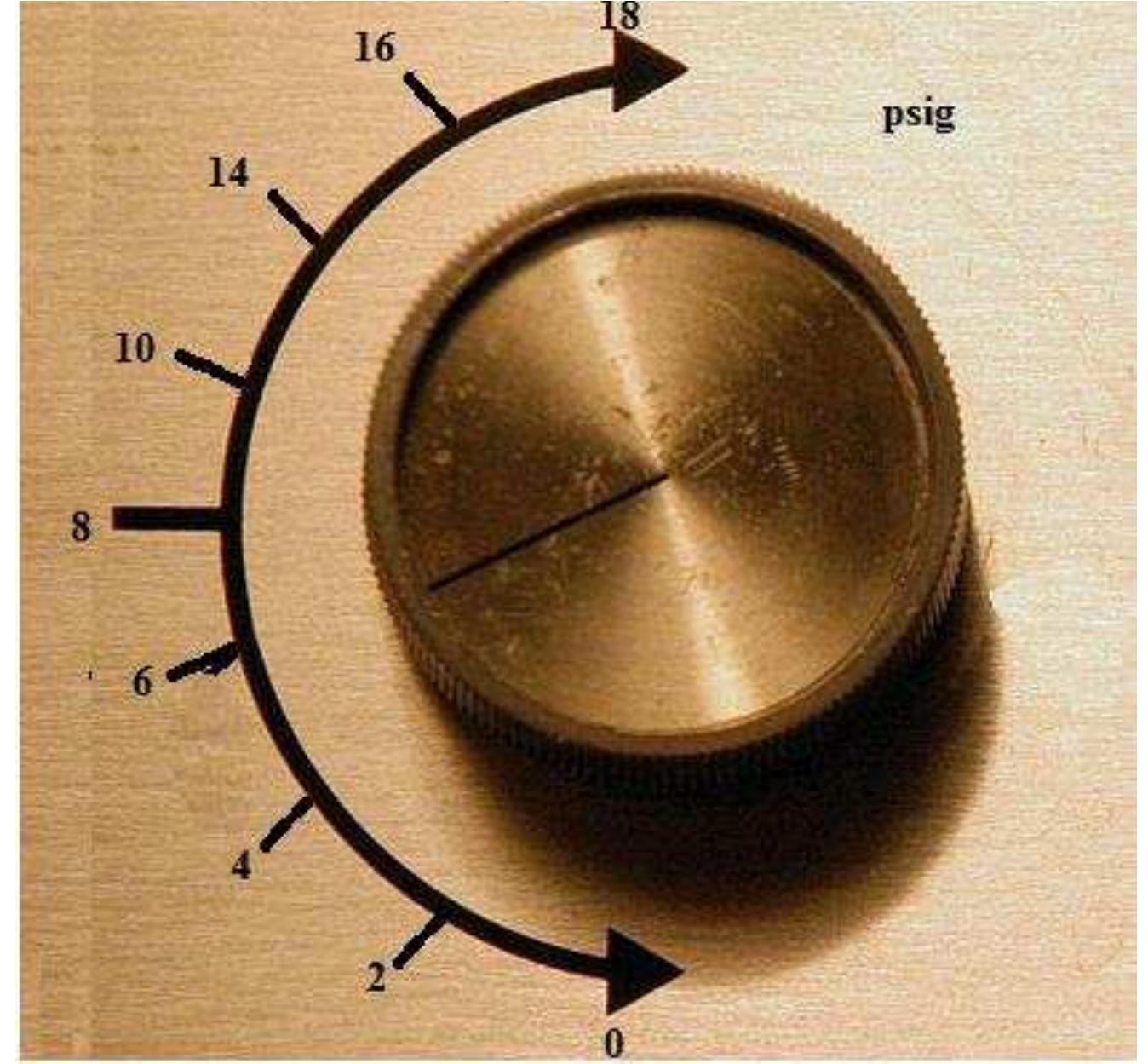 10: control knob used to set an operating point behavior is