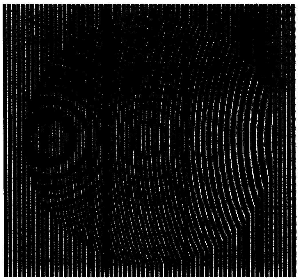 Digitized interferogram given by equation (15).