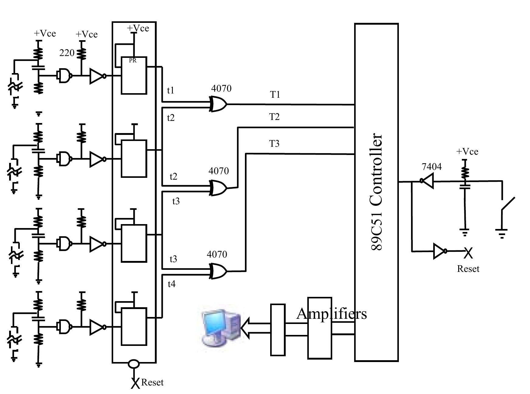 Circuit diagram of the chronograph is shown in fig. 4-19 for