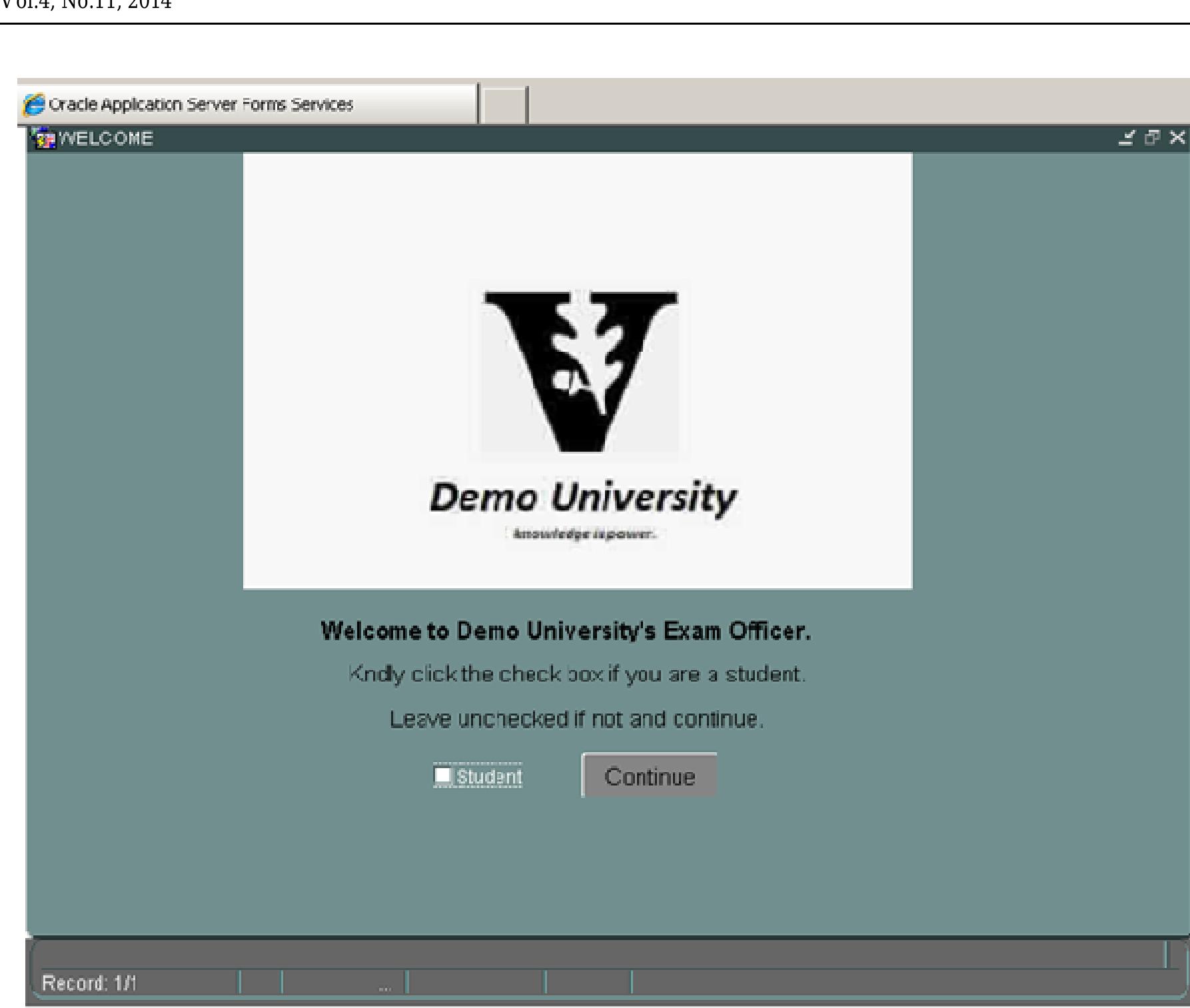 Figure 2 - Automated Students Result Management System Using