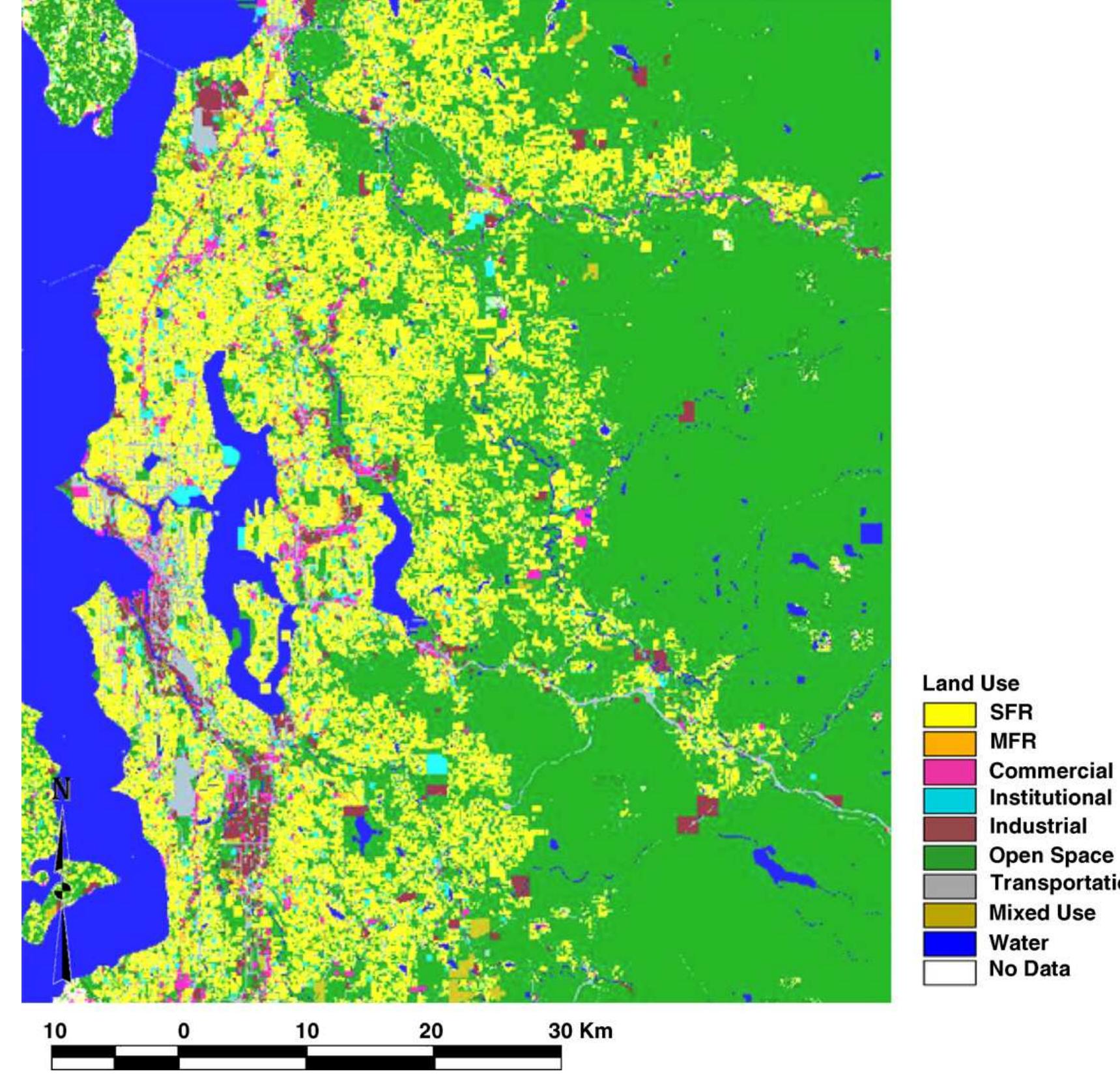 Puget sound land use classification from parcel data.