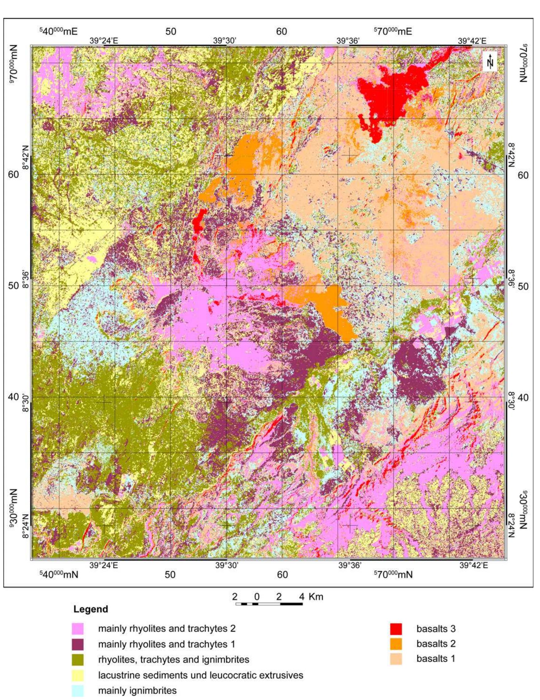 ‘ig. 3. supervised classification of the bosetti area;