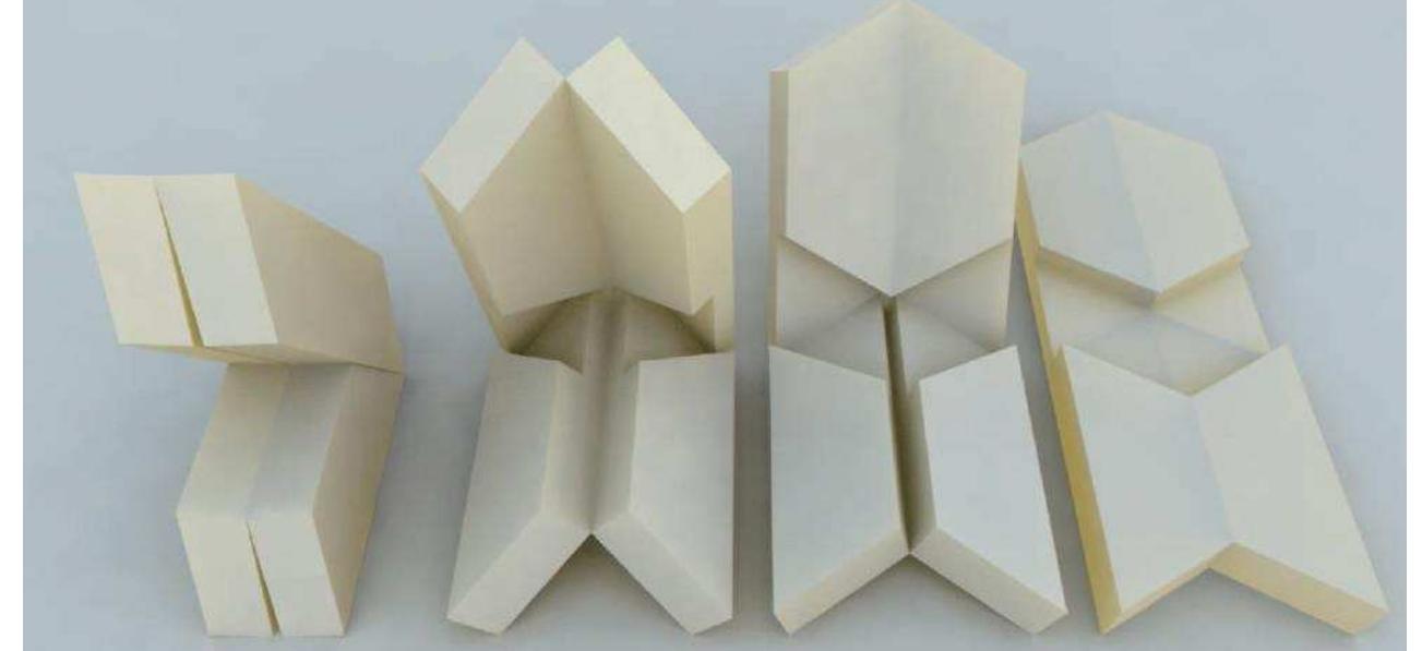 14 axis shift in thick origami panels (tachi t. 2011)