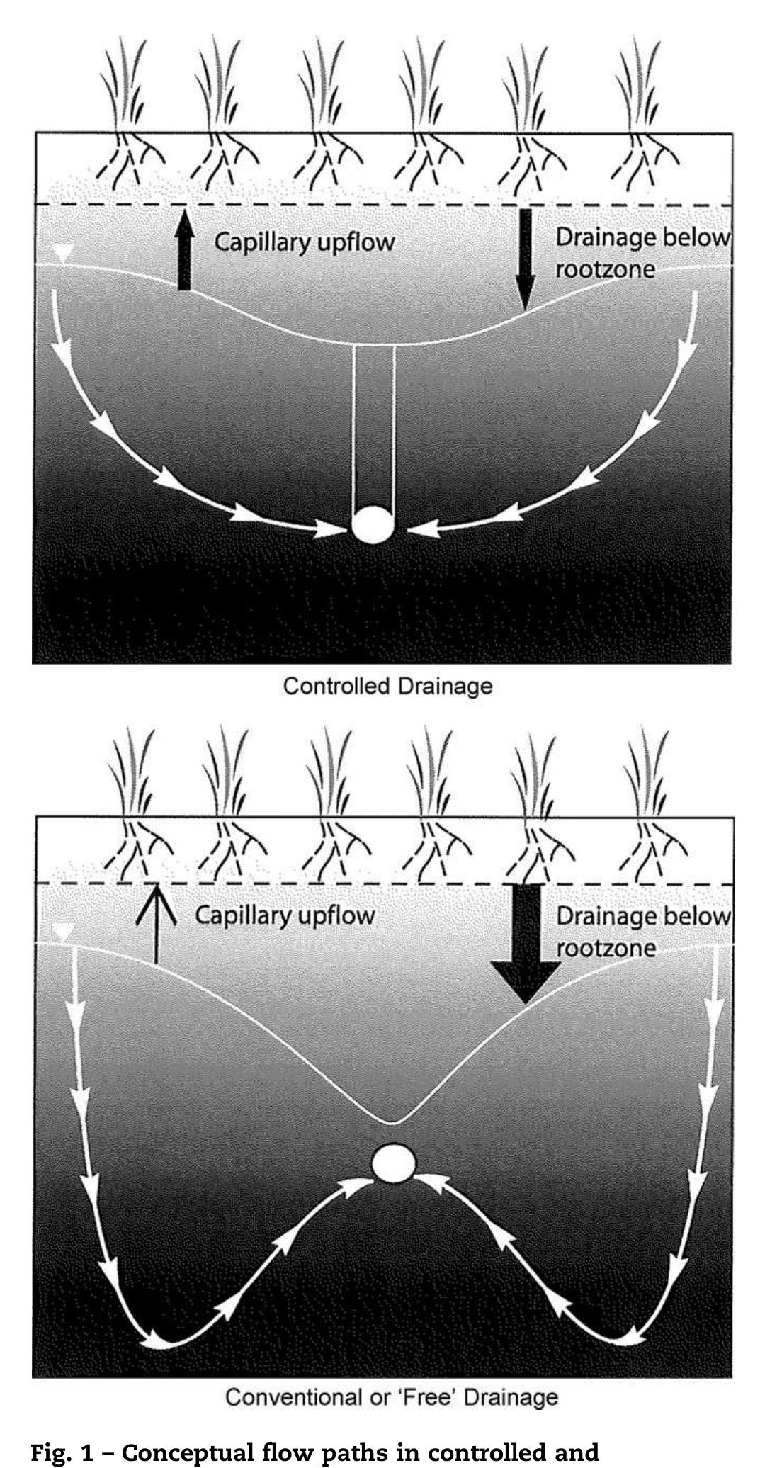 Figure 1 - Controlled drainage for improved water management