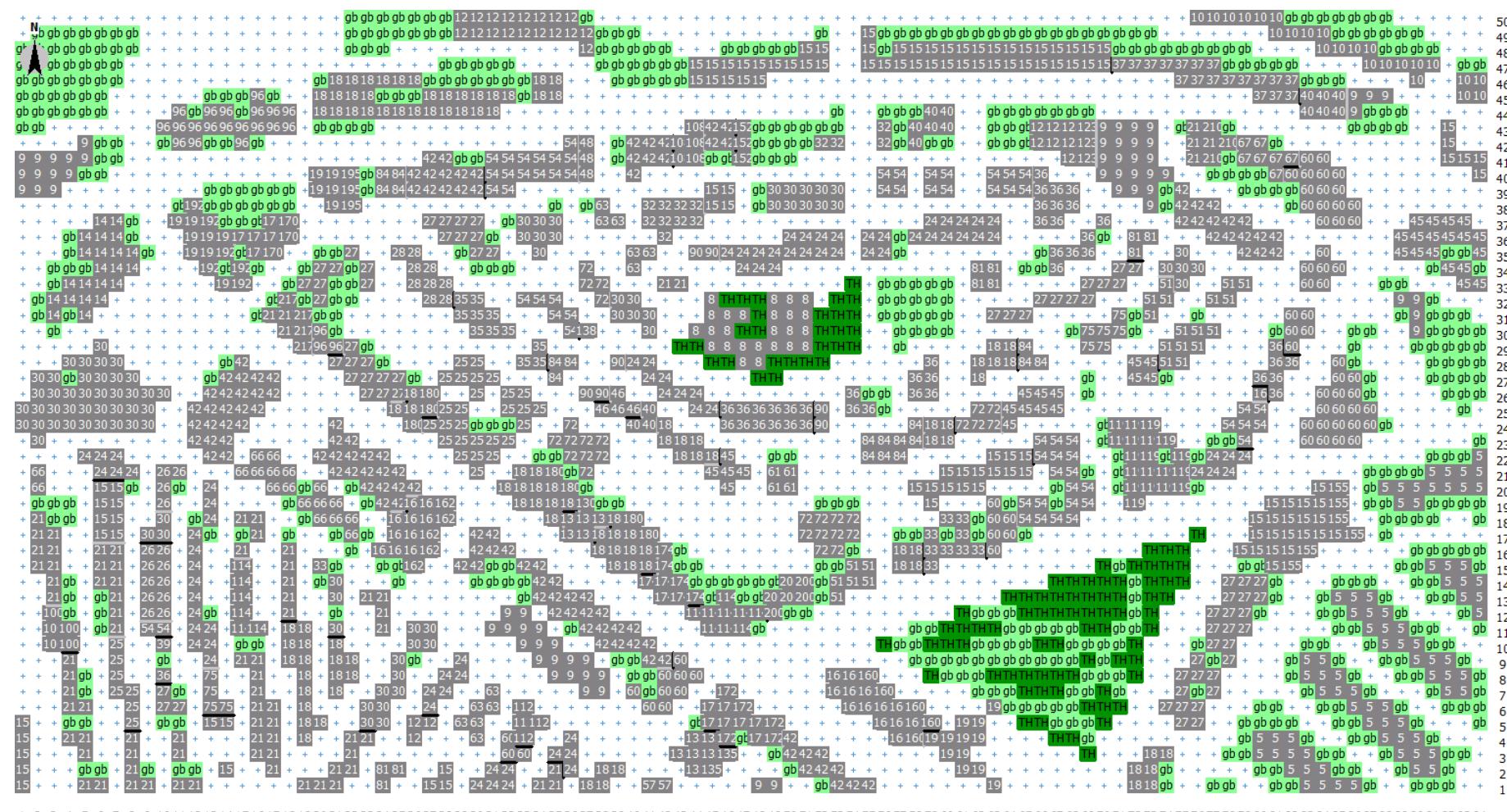 Envi-met input file- g16 building/vegetation profile
