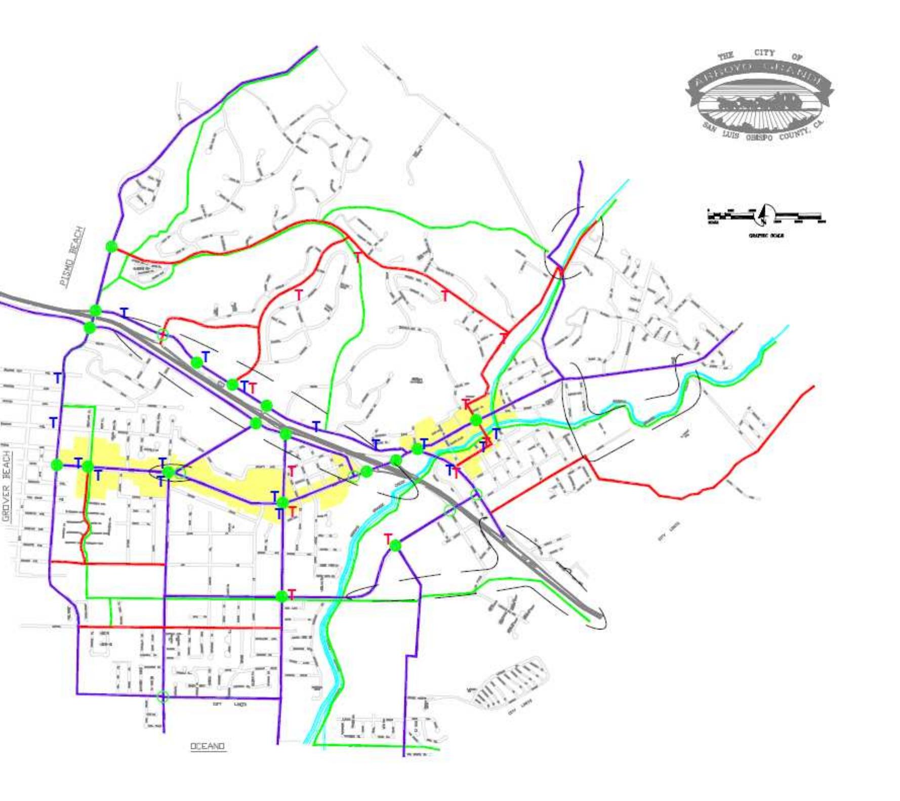 6 traffic circulation element map (city of a.g., 2001)