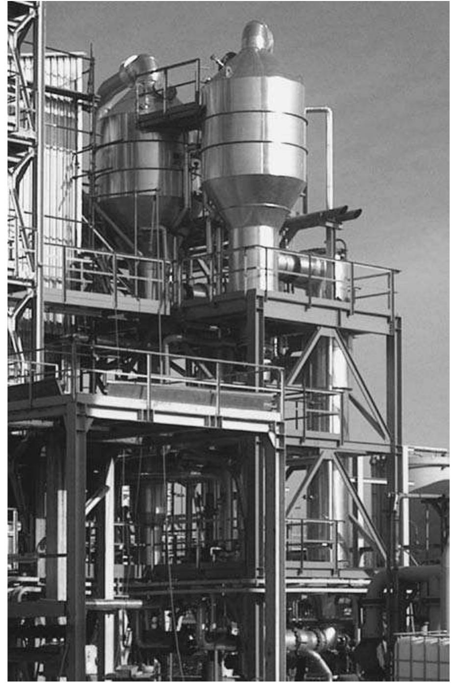 15 typical arrangement of a crop crystallizer system.