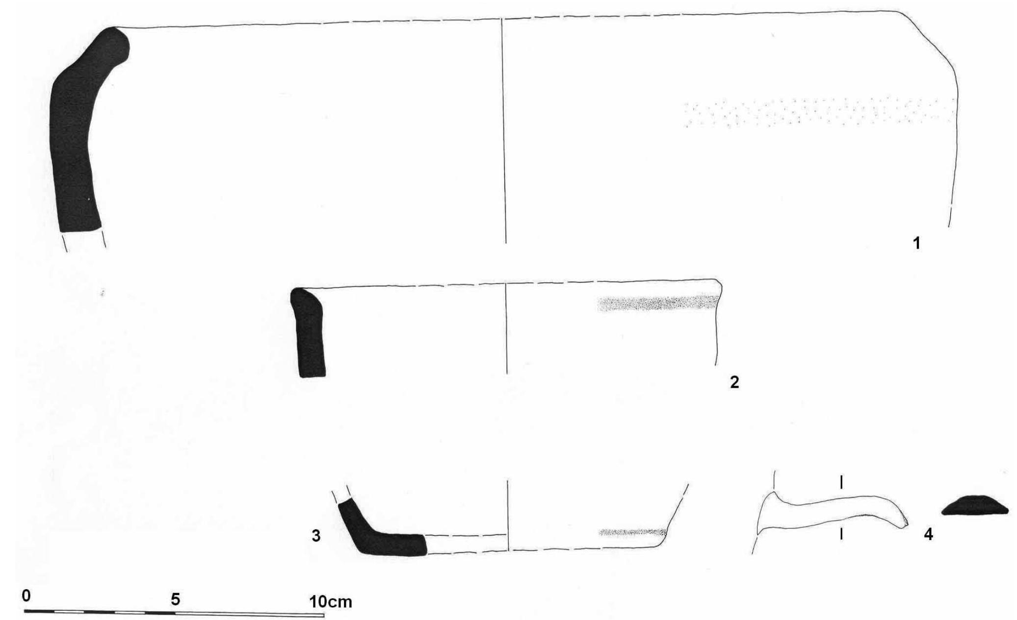 Haughey’s fort, pottery finds. middle ditch (fig. 11) the