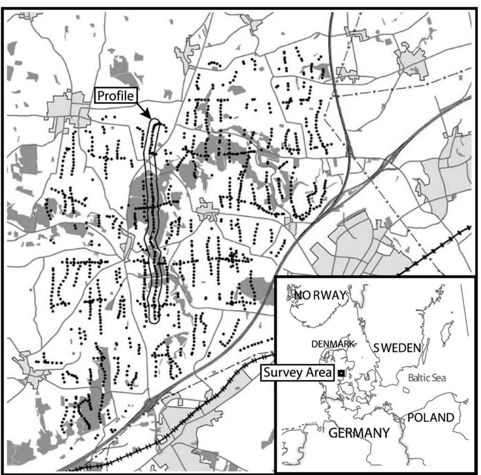 The map shows the stjer field area covering approximately 40