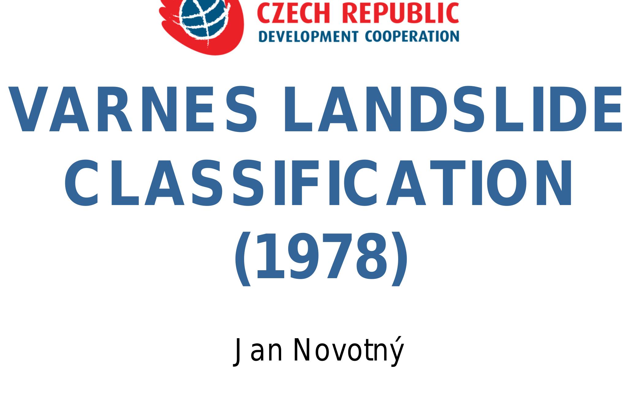 (PDF) VARNES LANDSLIDE CLASSIFICATION (1978