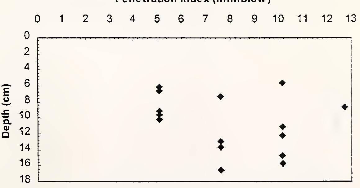 Figure 69 - Cone Penetration Test to Assess the Mechanical