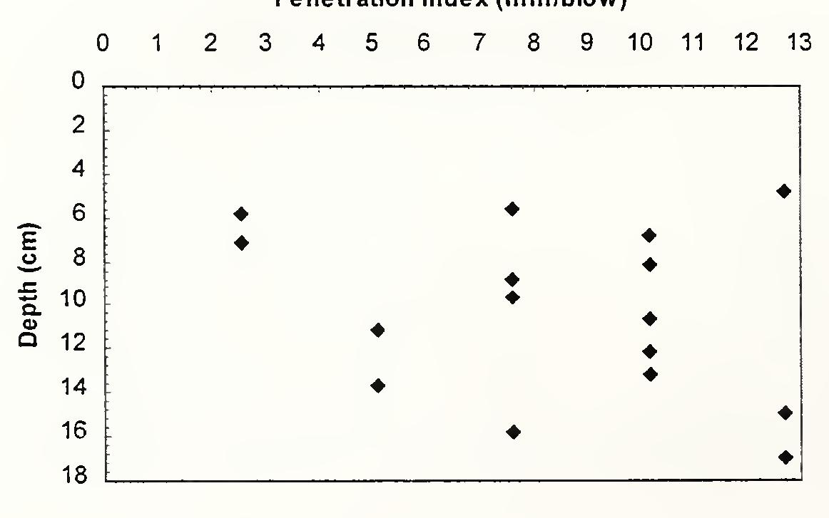 Figure 71 - Cone Penetration Test to Assess the Mechanical