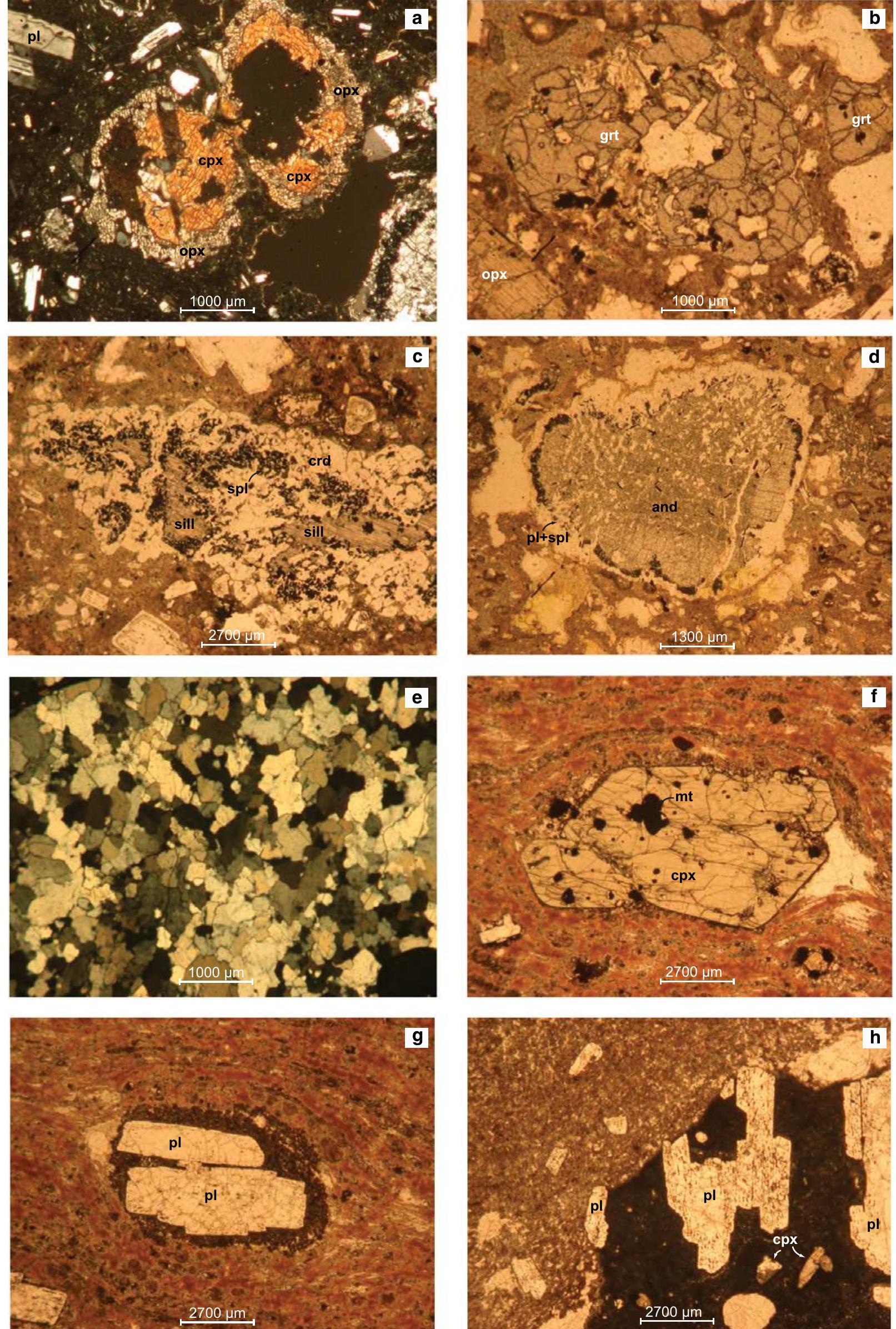 Eruptive history the main steps of eruptive history of