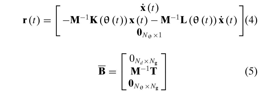 Where the vector r(r) and the input distribution matrix b