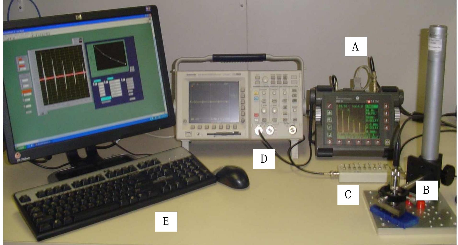Figure 3 - Ultrasonic calibration and certification of V1