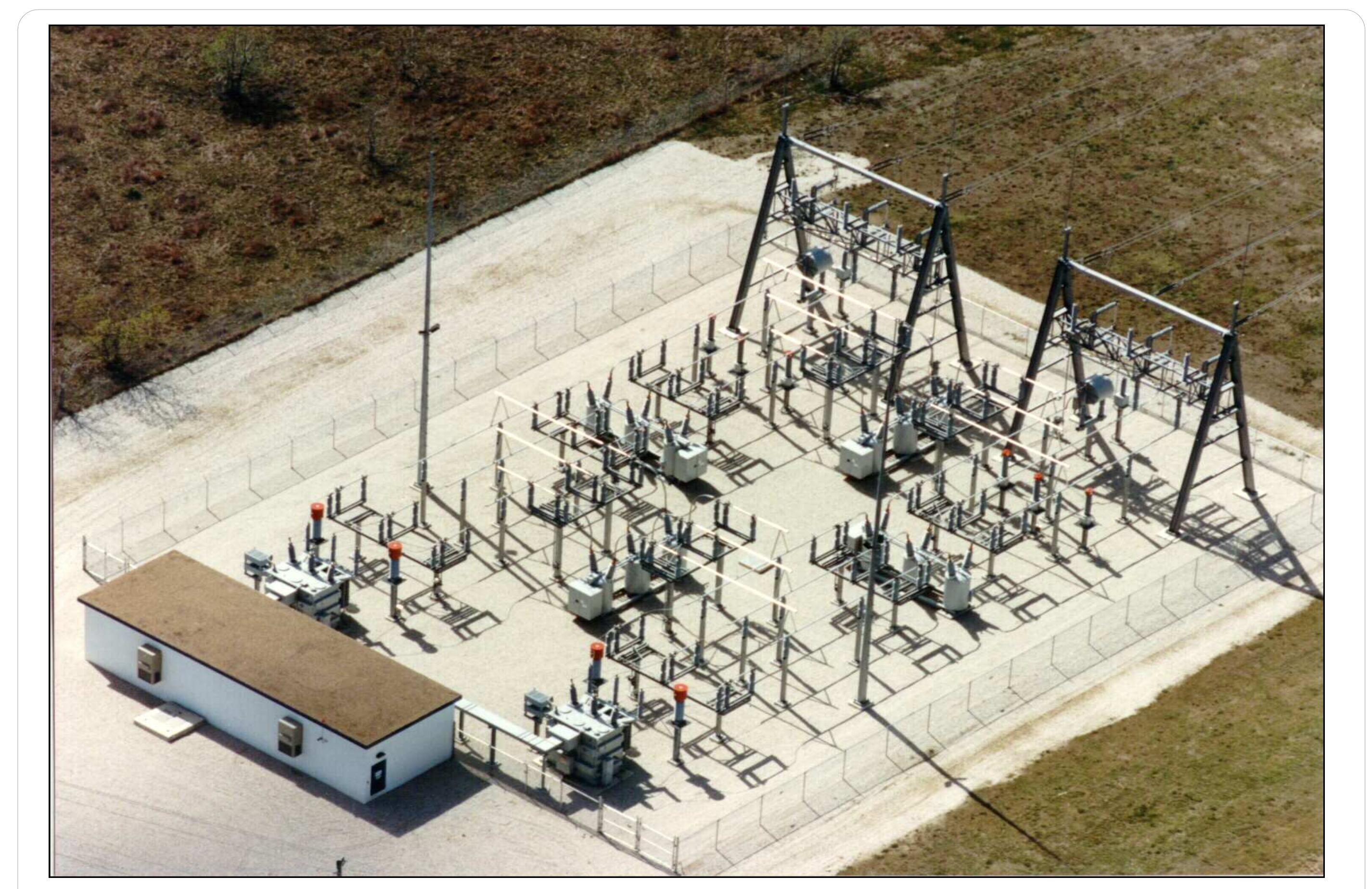 Typical 138 kv substation - four (4) breaker ring bus w/ oil