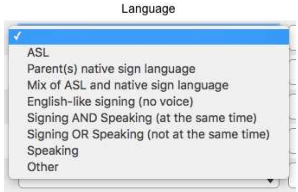 (PDF) Heritage Signers: Language Profile Questionnaire