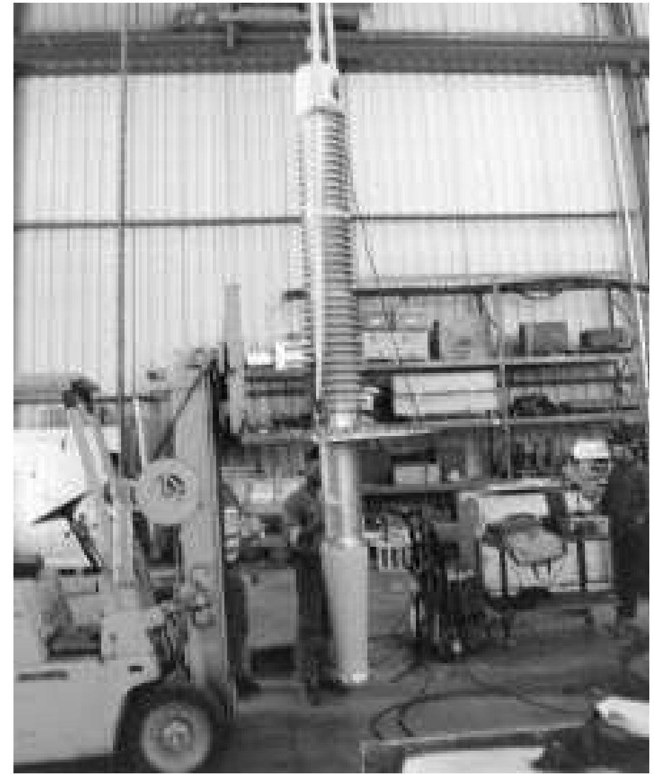 Figure 2 - Seismic evaluation of 196 kV porcelain