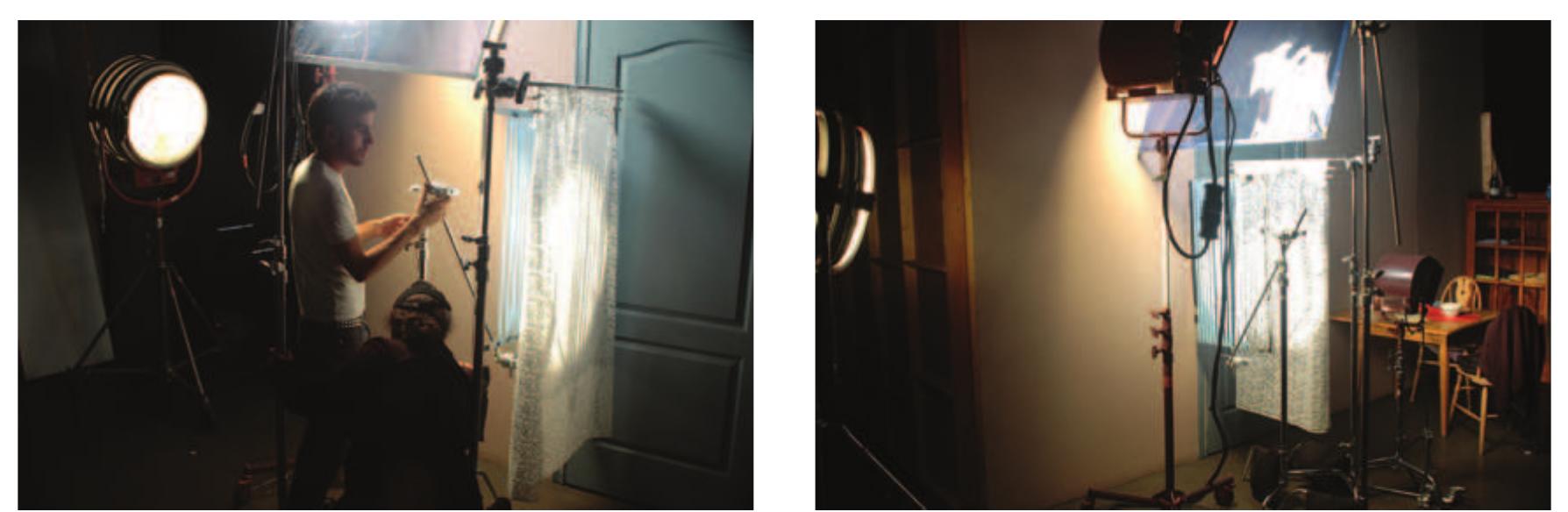 -igure 3.20 adding texture to lights. charlie bars (vertical