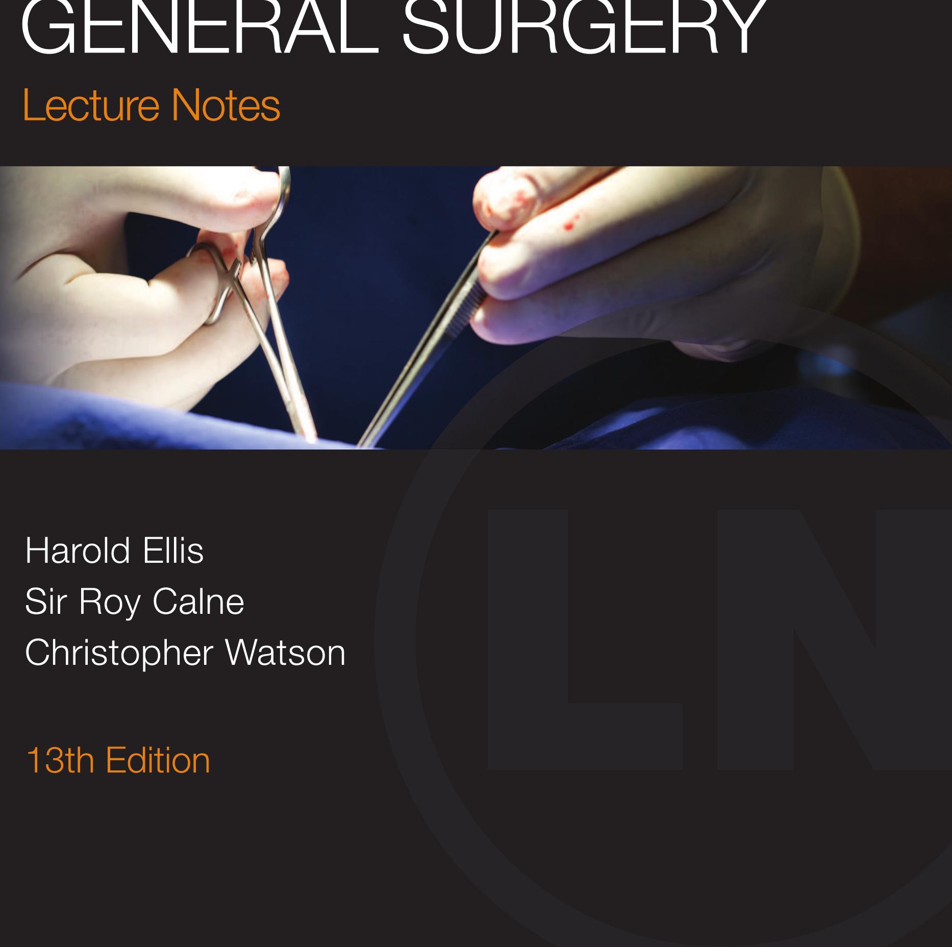 (PDF) Lecture Notes General Surgery