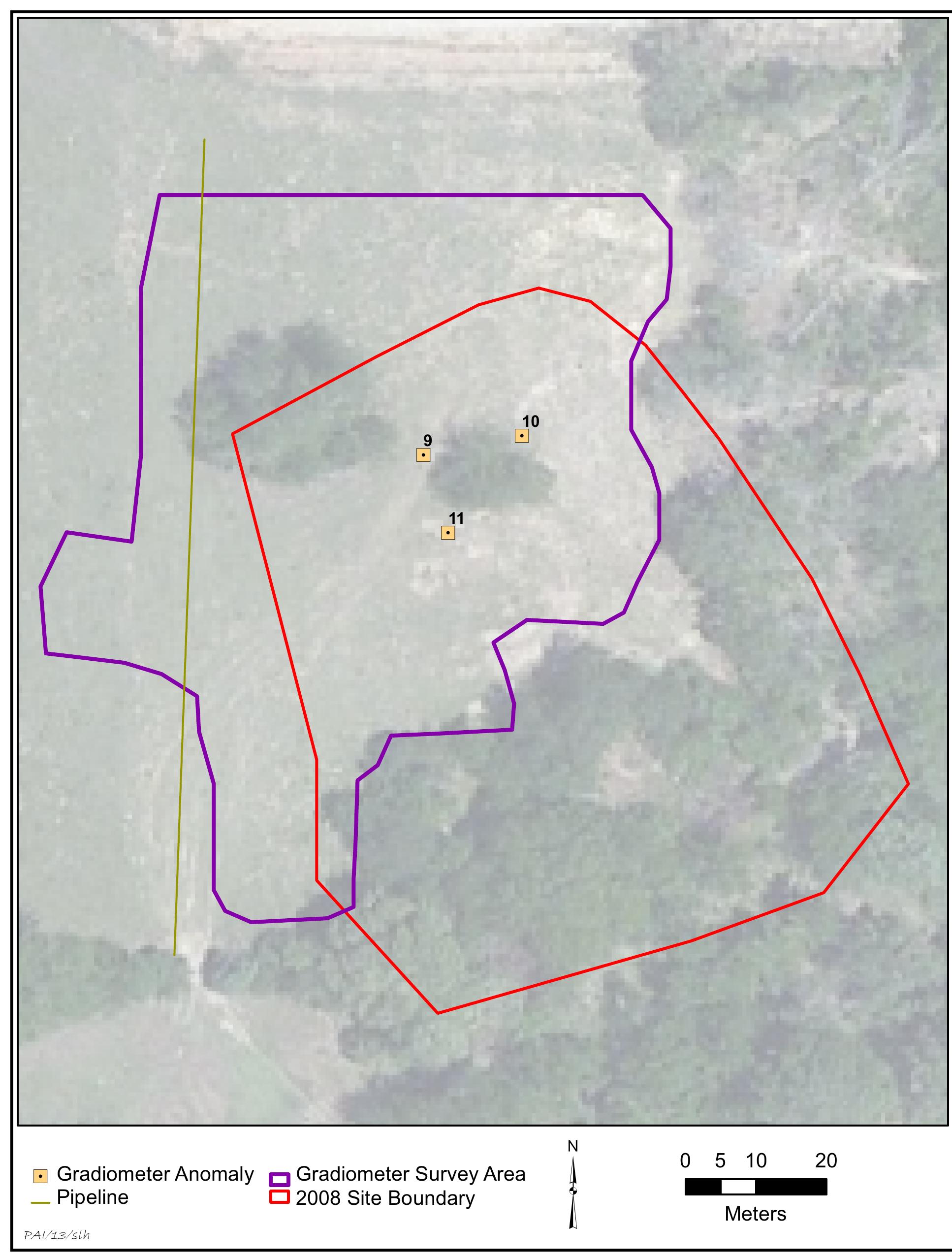 2. aerial photograph (2012) of 41rk582 showing the