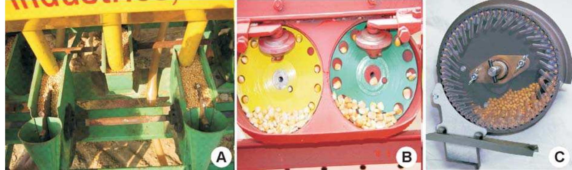 Precision seed metering systems, a- cupping type, b-