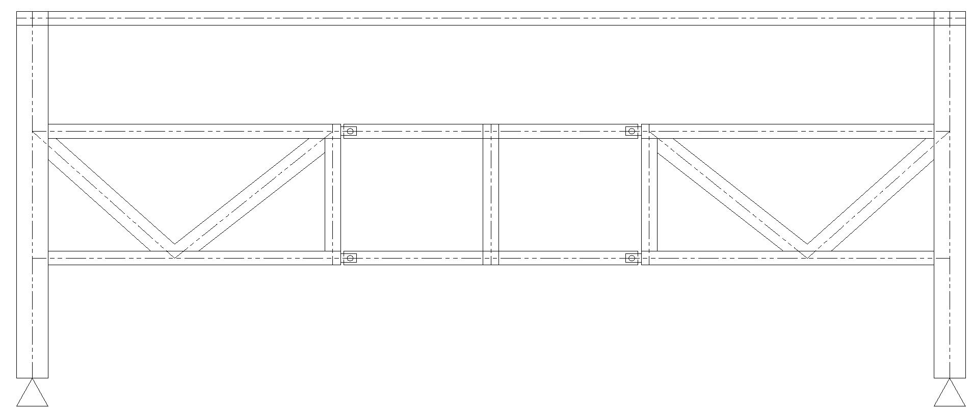 Special truss moment frame (stmf) subassembly with a