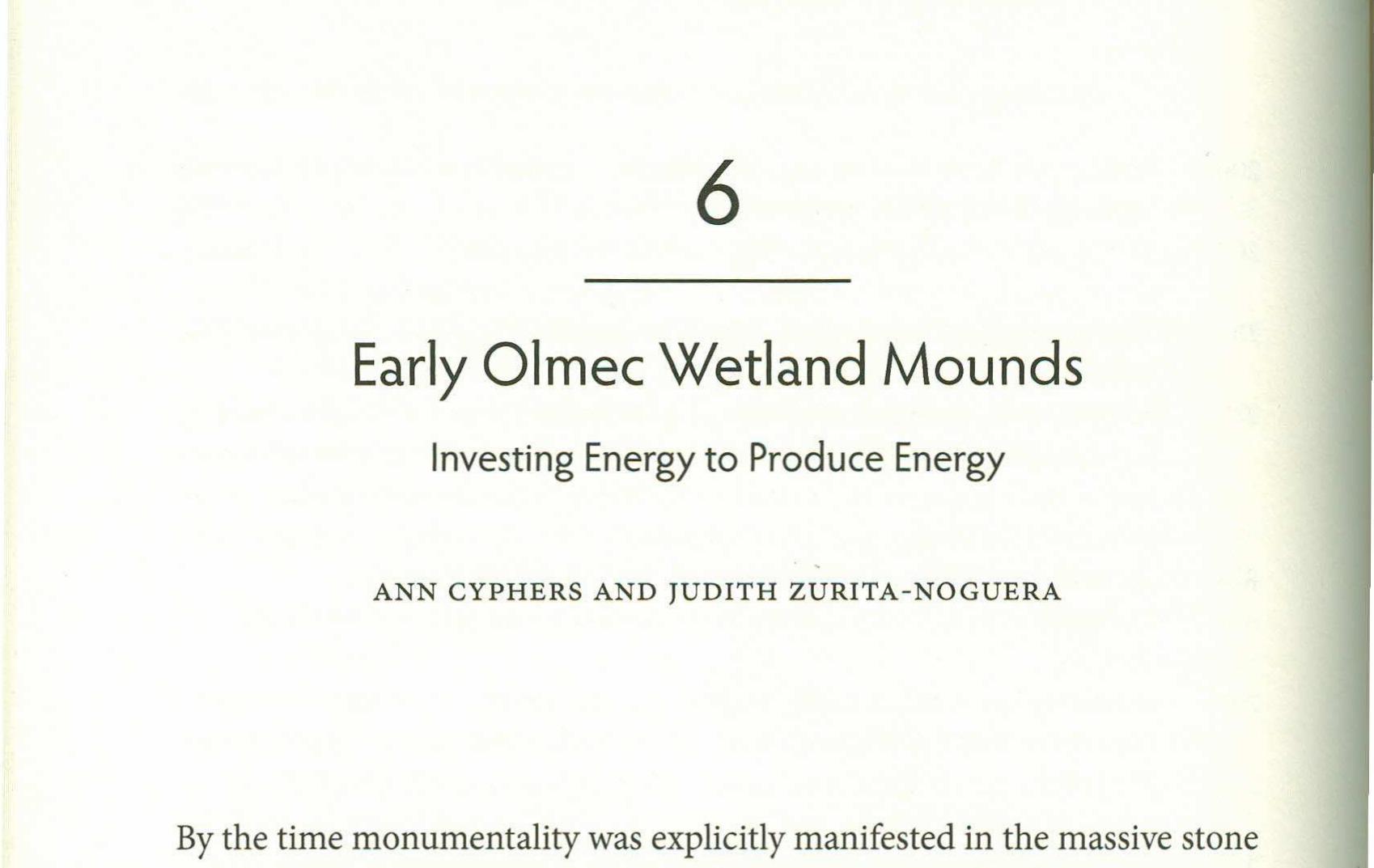 Figure 2 - from Early Olmec Wetland Mounds