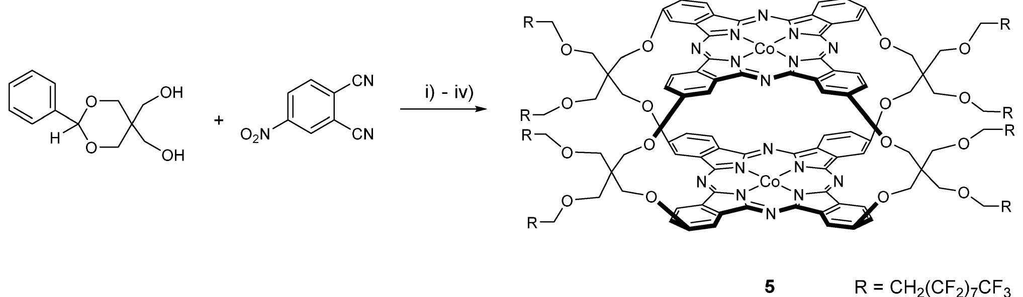 Synthesis of ball-type pc 5. reagents and conditions: (i)
