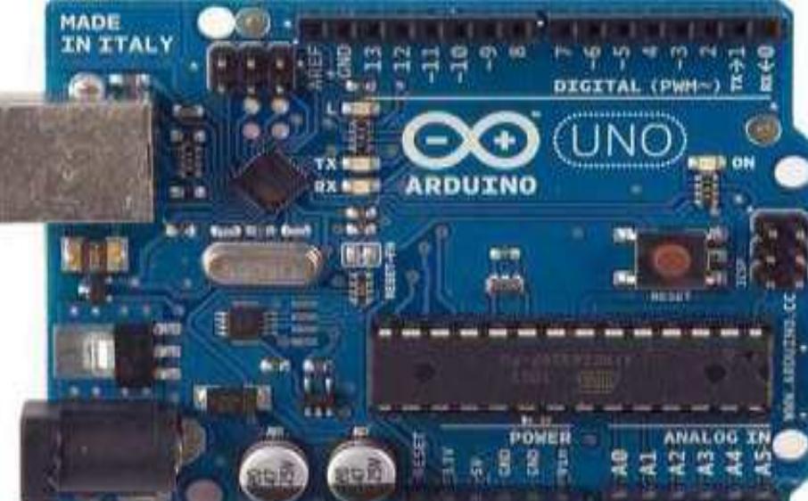 The board features an atmel atmega328 microcontroller