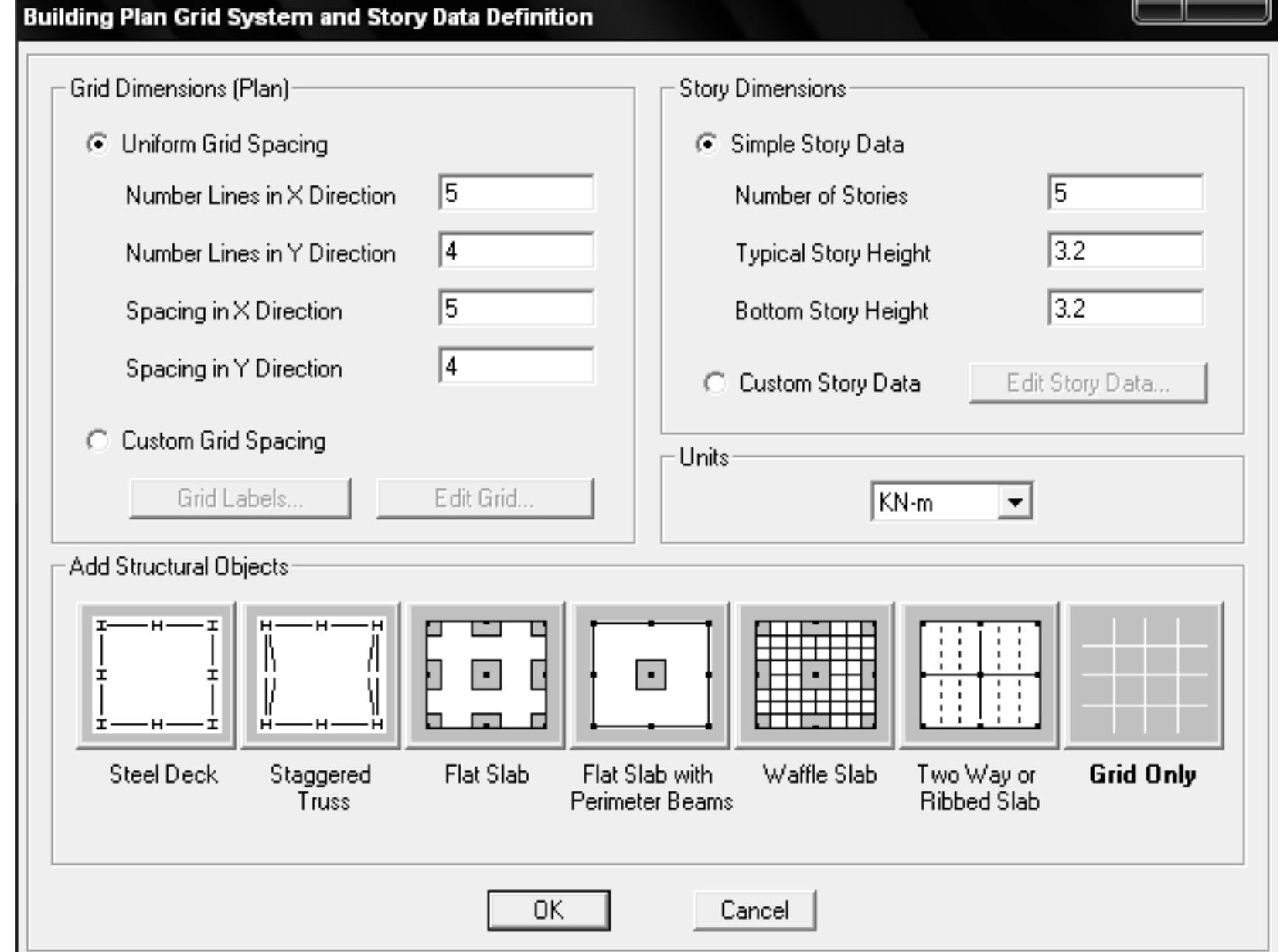 Set the grid line and spacing between two grid lines. set