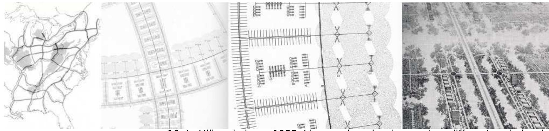 Despite all the examples of linear city plans that collins